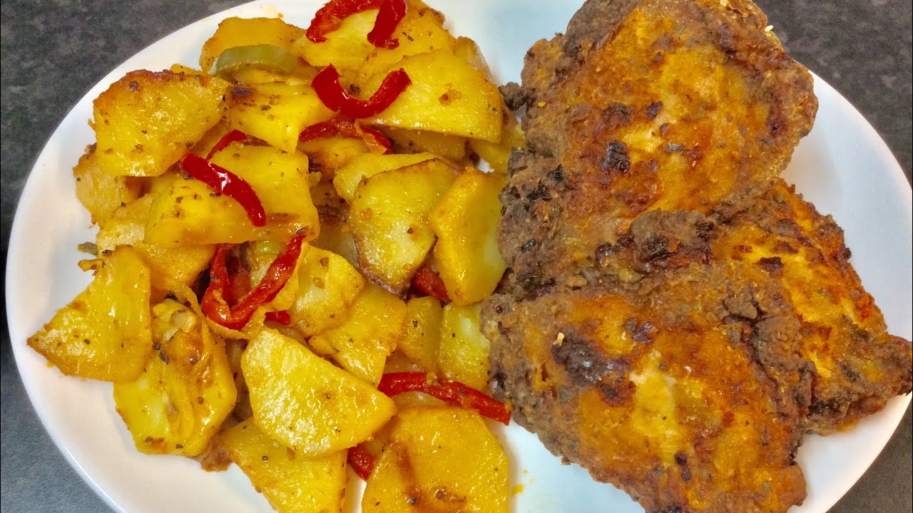 Guyanese Skillet Potatoes & Air Fried Chicken 🇬🇾🇬🇧🙏 ️ - YouTube