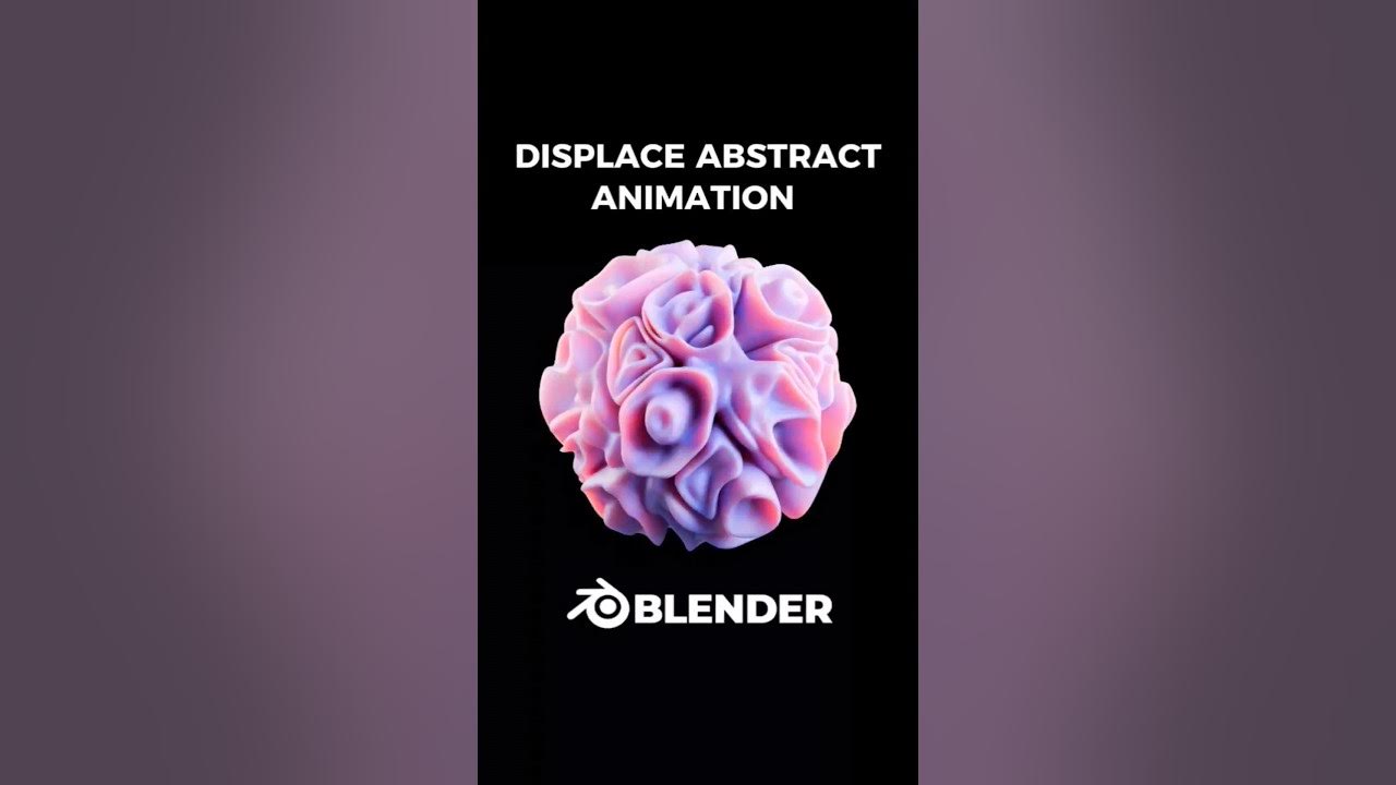 Displace abstract animation in Blender 🔮#3d #blender3d #b3d #Blender #tutorials #tutorial3d ...