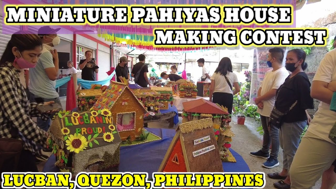 A UNIQUE AND CREATIVE MINIATURE PAHIYAS HOUSE MAKING CONTEST | WALKTOUR ...