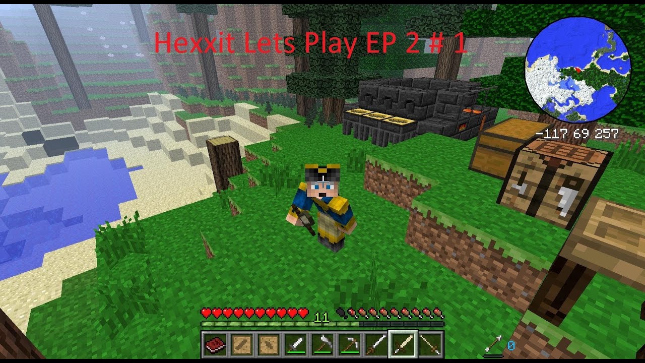Minecraft Hexxit Modpack Lets Play PT 2 - YouTube