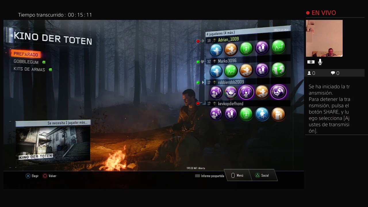 Transmisión de PS4 en directo de Adrian_1009 - YouTube