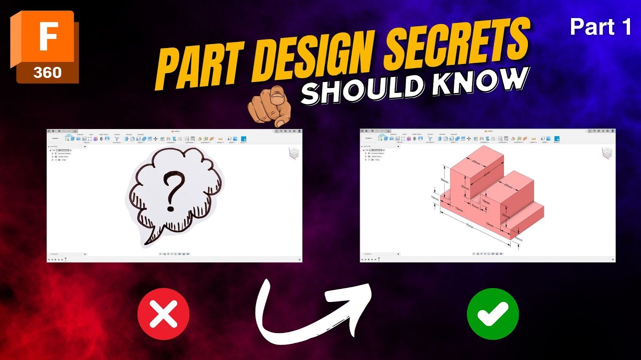 Creating Isometric 3D Model Using Fusion 360 | Beginner's Tutorial ...