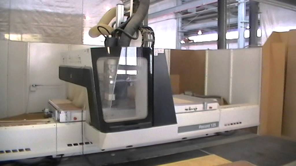 SCM CNC Machine - Model: Record 125 - YouTube