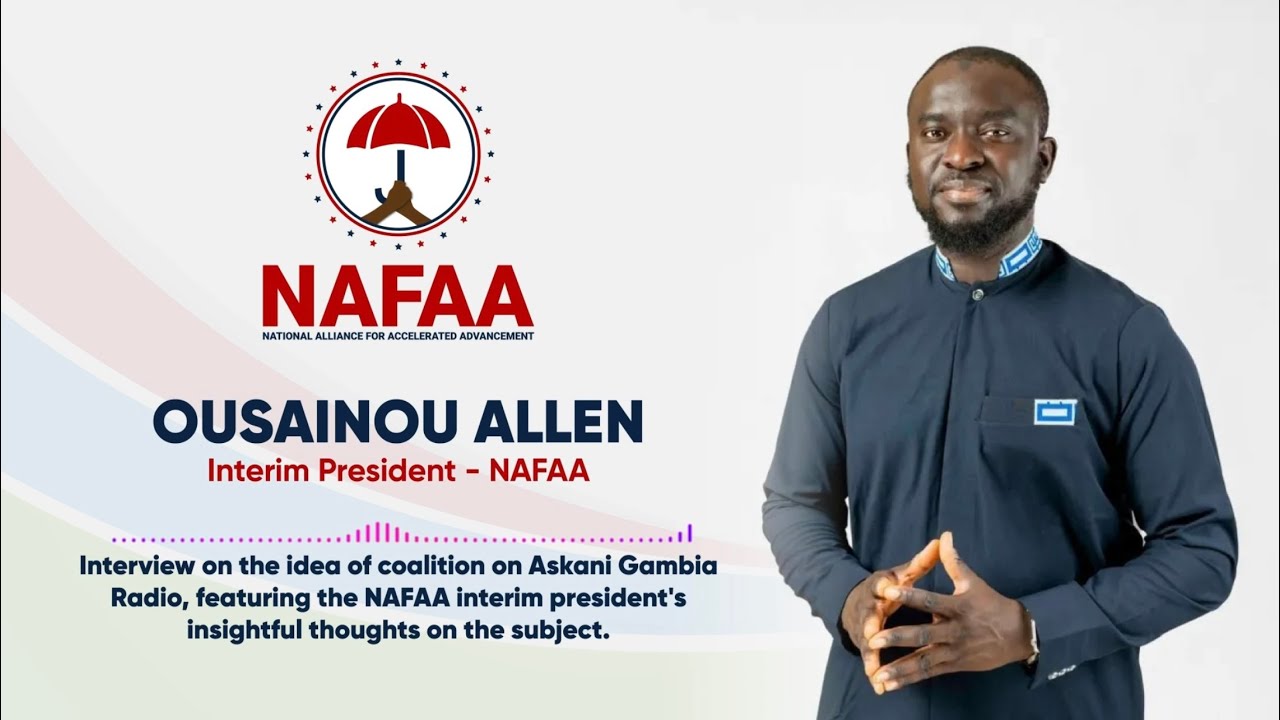 NAFAA’s position on the idea of forming a coalition in the lead to the ...