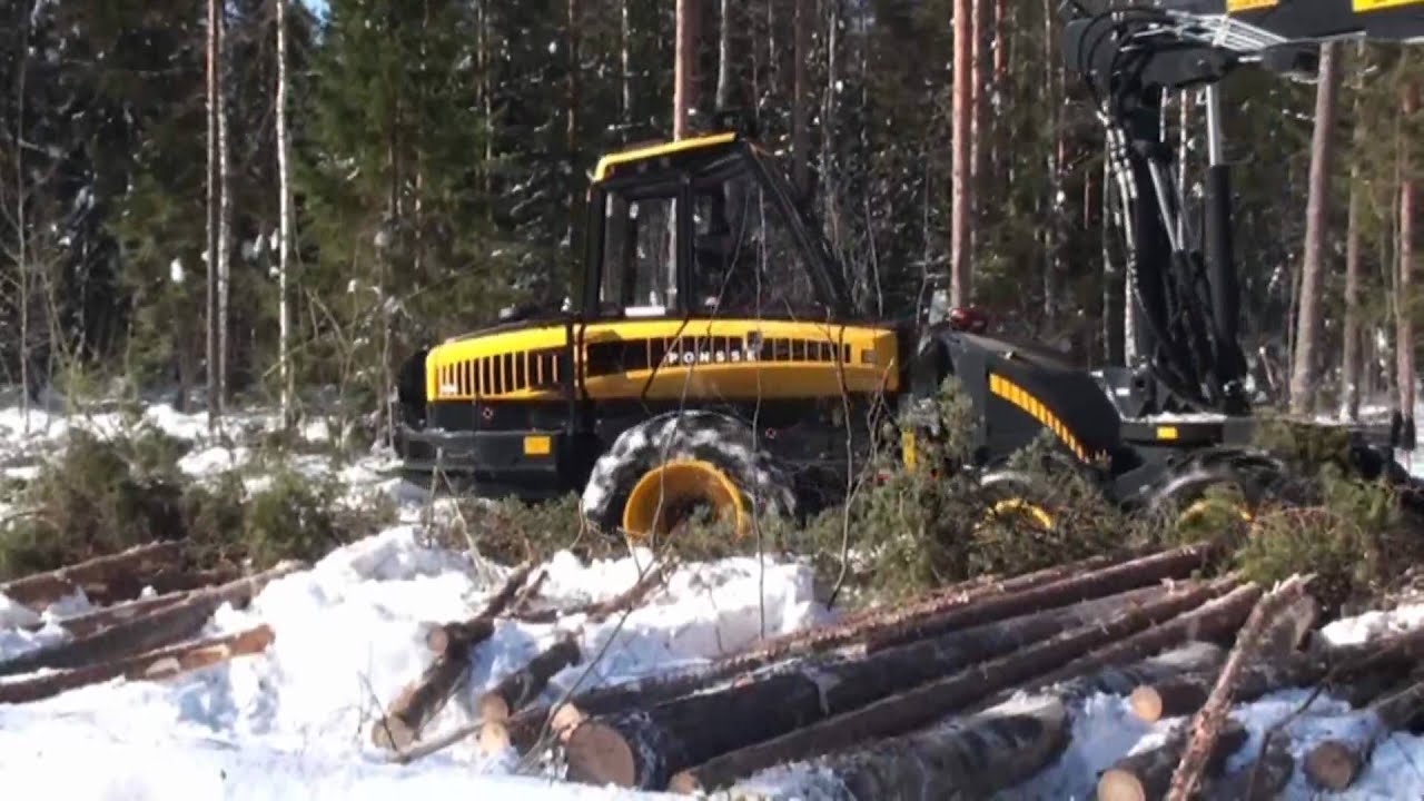 Ponsse metsäkoneet 2010 Finland Suomi - YouTube