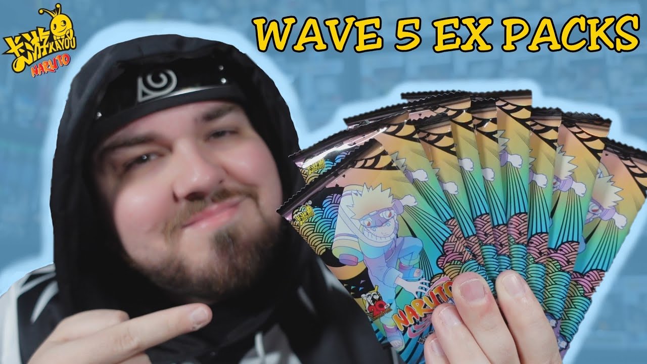 Opening 10 x Naruto Kayou Wave 5 EX Packs - YouTube
