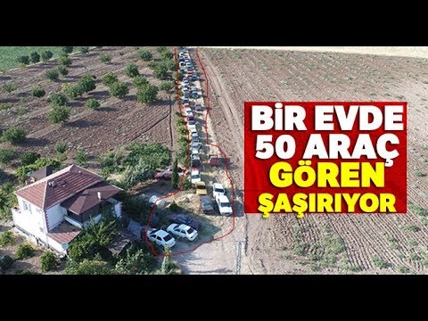 Bir Evde 50 Araç, Gören Şaşırıyor