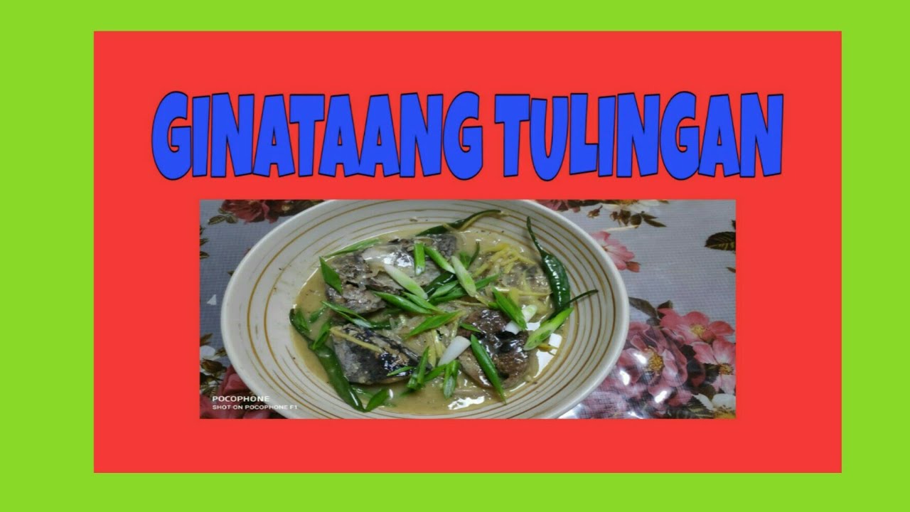 How to cook ginataang tulingan - YouTube