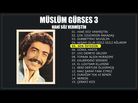 Müslüm Gürses - Sen İstedin