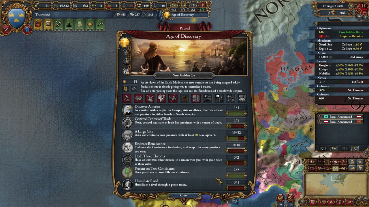 EU4 : Common Universalis : Rule Britannia : Irish Seas Part 5 - YouTube