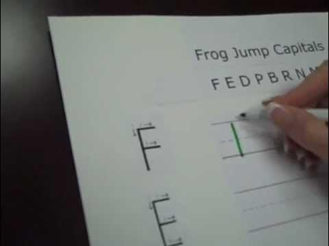 Upper Case: Frog Jump Capitals - YouTube