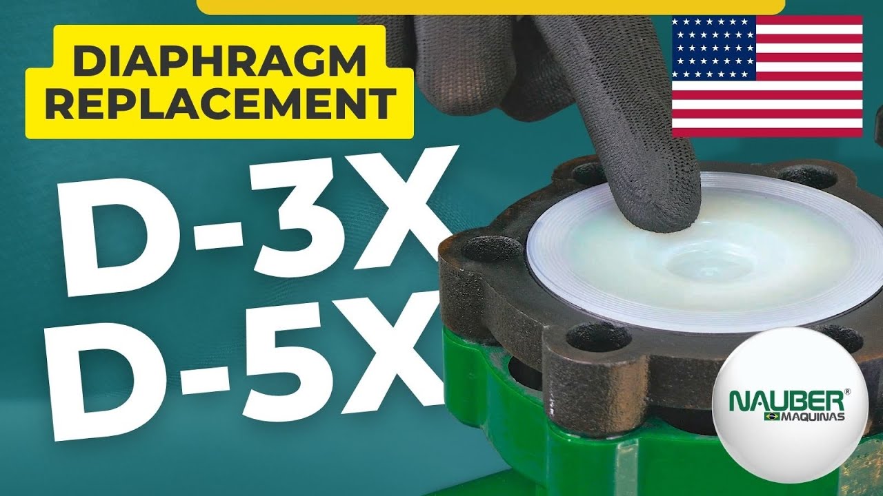 How to Replace the Diaphragm on Nauber D-3X / D-5X Equipment - YouTube