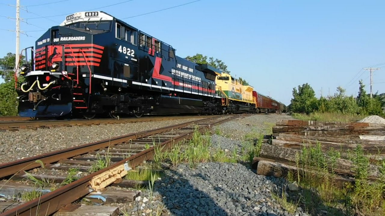 Norfolk Southern’s Office Car Special With NS 4822 (Moving The Weight ...