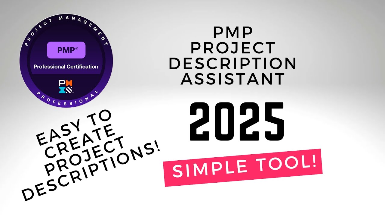 Easy PMP Registration Project Description with GPT - YouTube