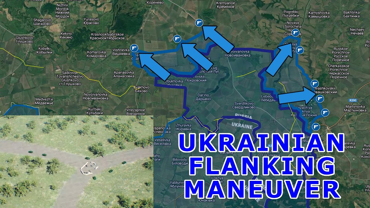 Ukrainian Flanking Maneuver Cover Another 100SQKM | Ukrainian Kursk ...