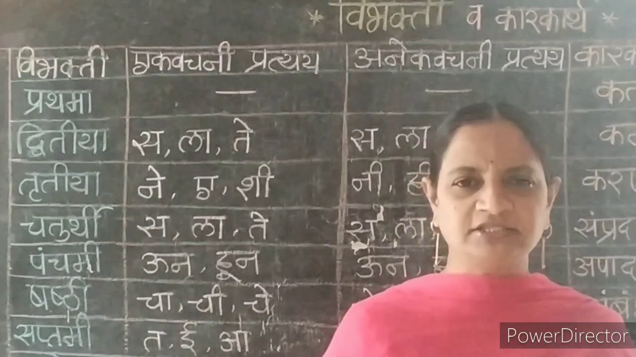 Marathi Grammar VIBHAKTI By Amruta S. Mahajan - YouTube