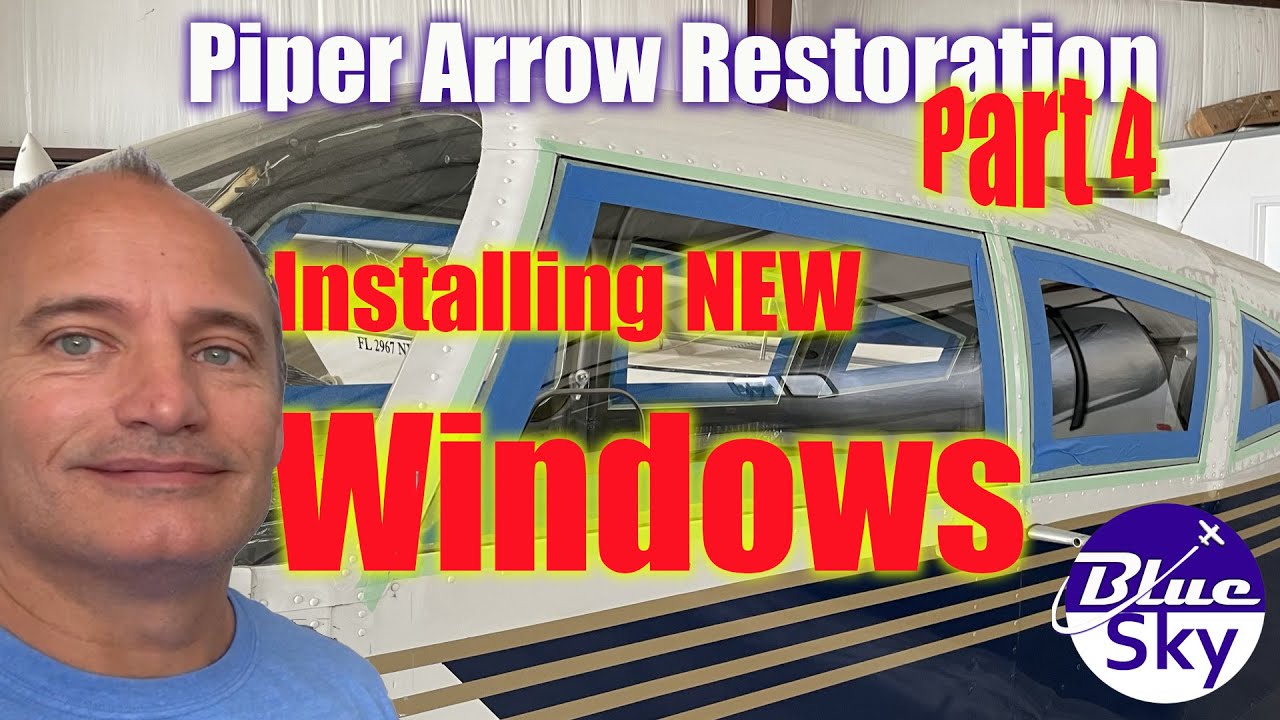 Piper Arrow Interior Renovation part4 - Window Replacement - YouTube