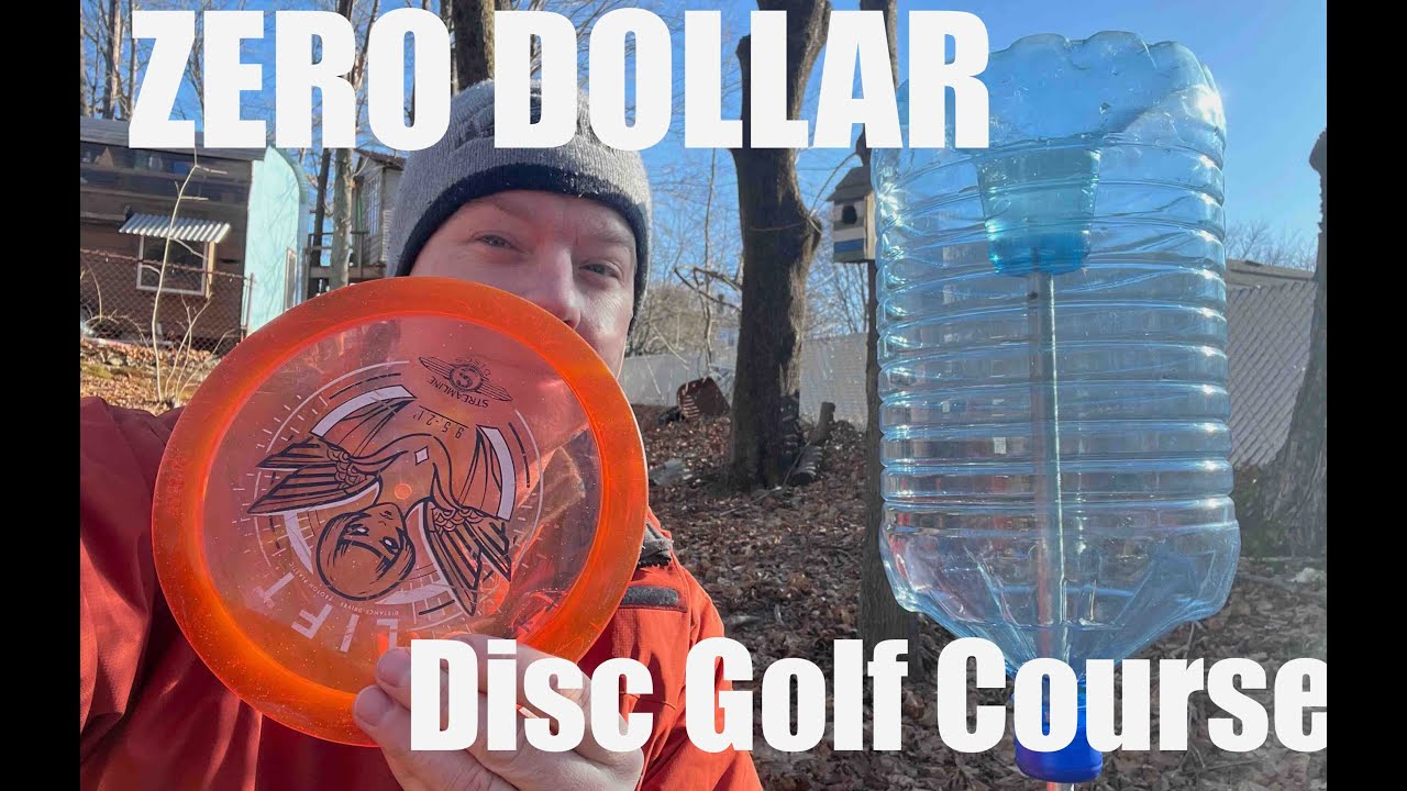 The ZERO Dollar Disc Golf Course- (HOW TO make DIY Tone Pole Basket ...