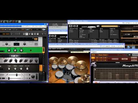 Final Verison of my Mixing Test with Guitar Rig 5 and Ezmix 2 and EZ ...