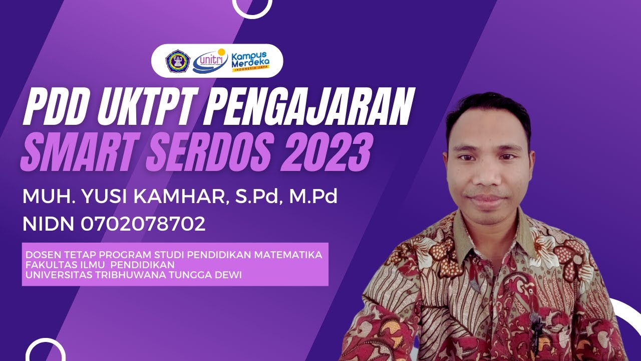 Video PDD UKTPT Muhammad Yusi Kamhar - YouTube
