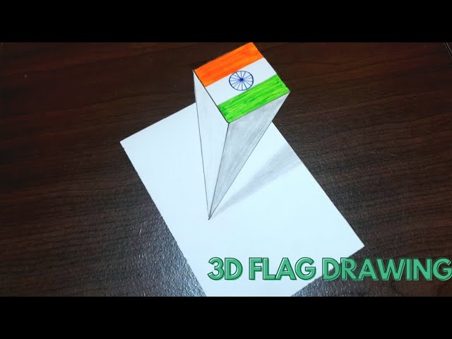 How To Draw A 3d Flag - Infoupdate.org