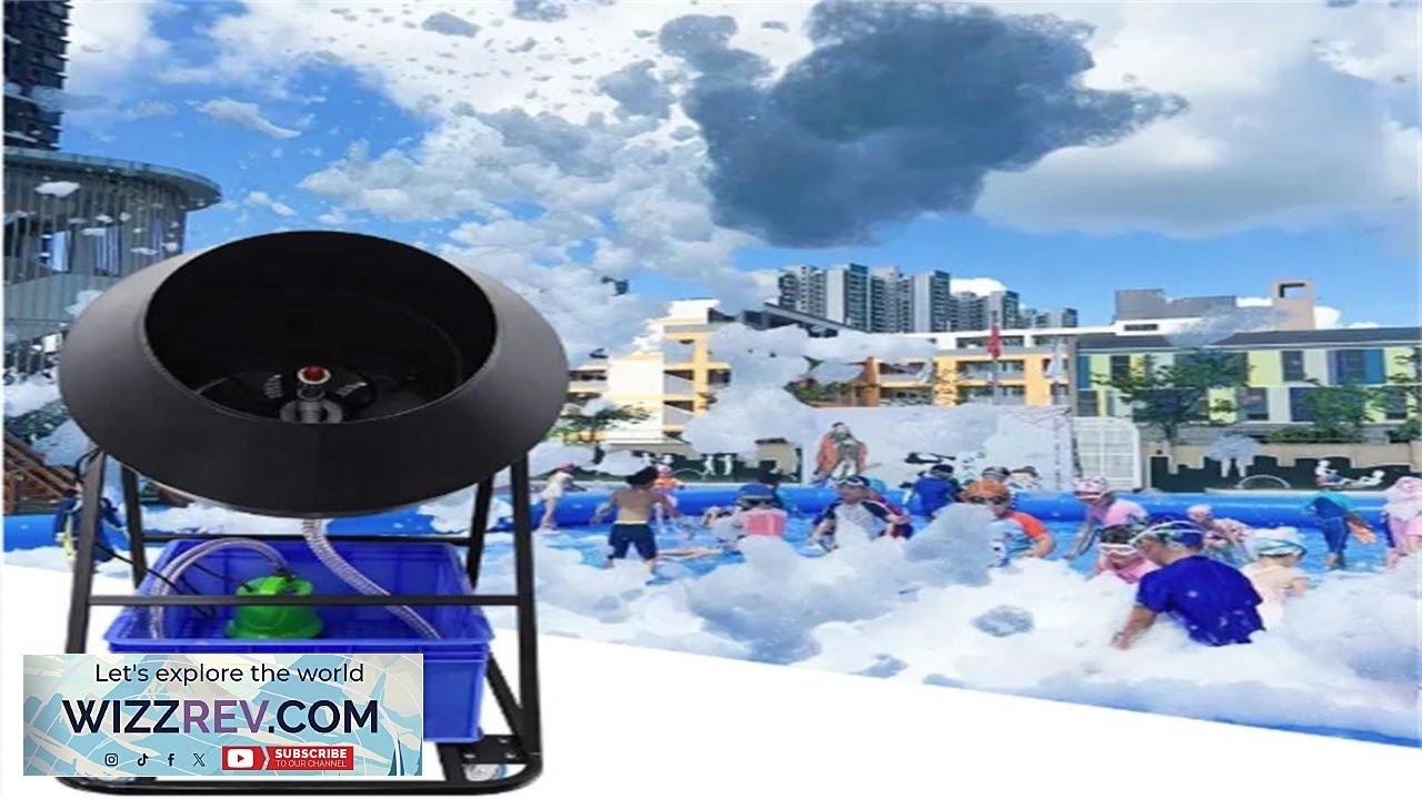 Popular Foam Snow Cannon 2500W 3000W 4000W Fixed head Foam Party ...