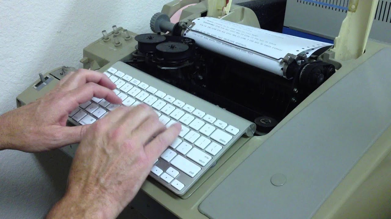 Teletype with N-key Rollover - YouTube