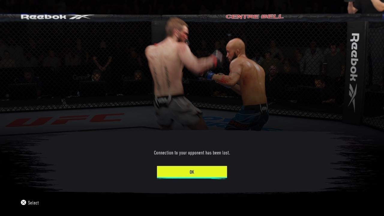 Ufc player rage quits because Im too much for him - YouTube