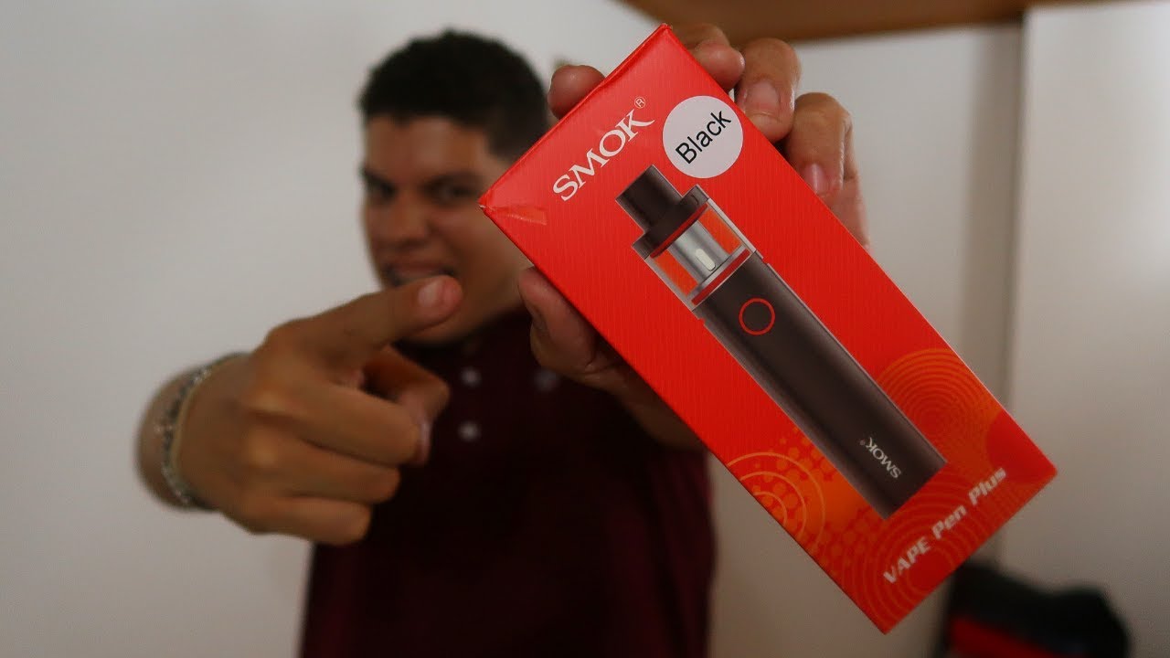 Unboxing SMOK VAPE PEN PLUS! color BLACK ️ - YouTube