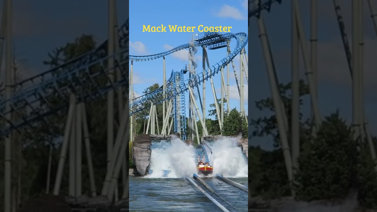 💦 MACK WATER COASTER : Making a Splash at #scandinavia Mega Summerland ...