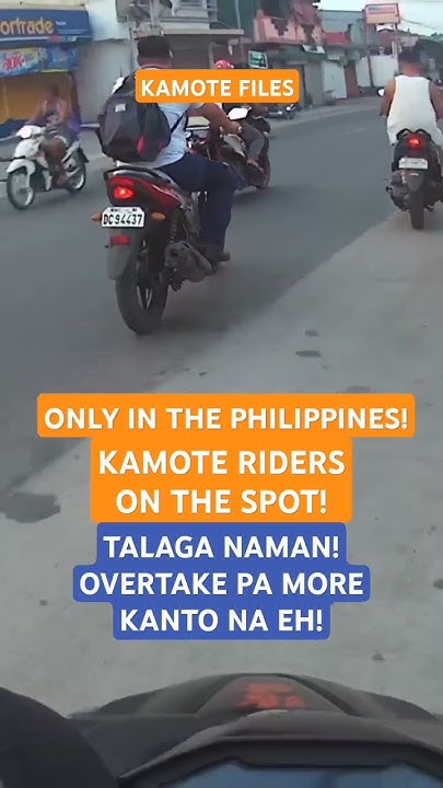 KAMOTE RIDERS SPOTTED! ONLY IN THE PHILIPPINES! #rider - YouTube