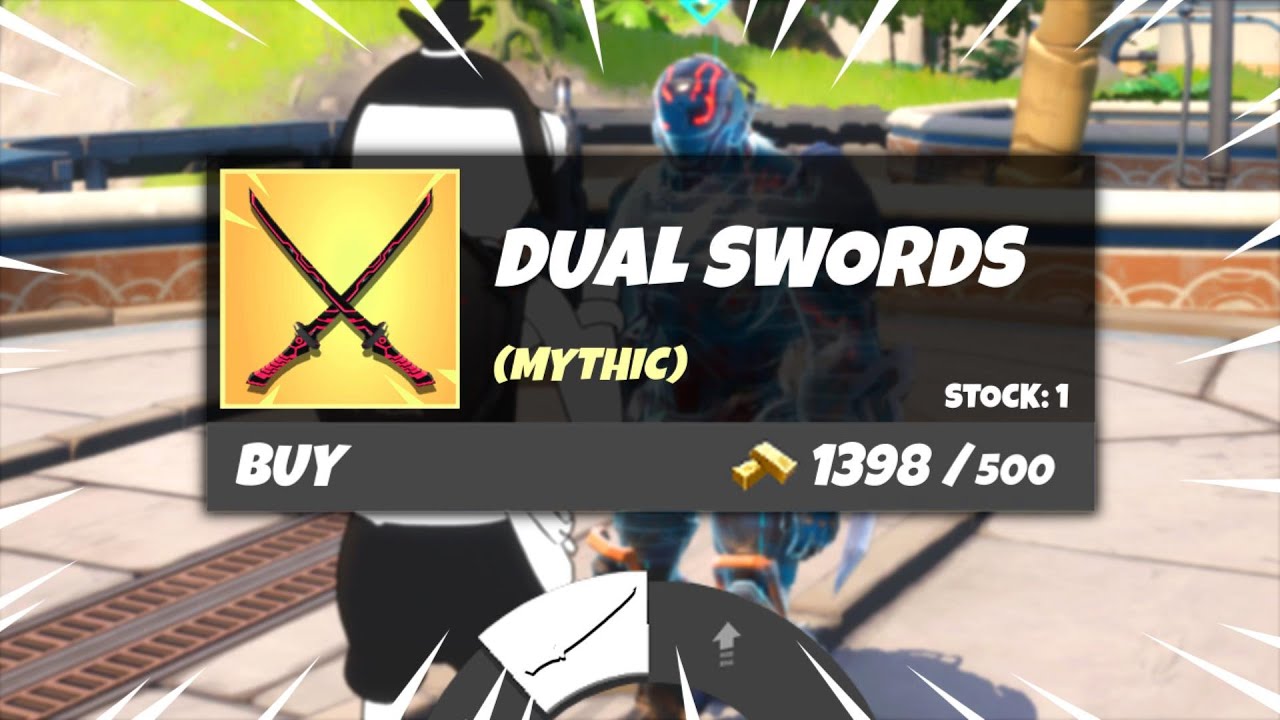 New DUAL SWORDS Mythic in Fortnite Update! - YouTube