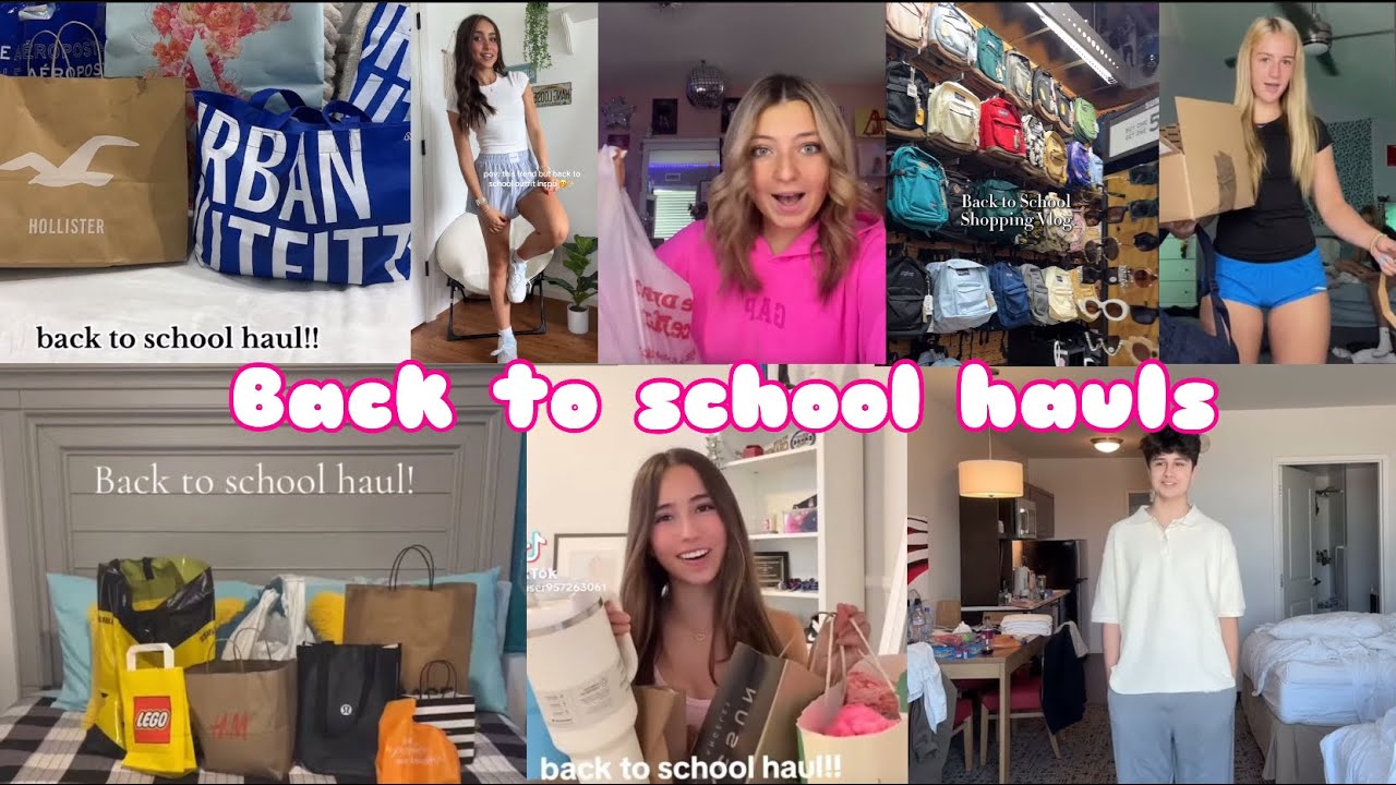 Back to school hauls!||creds to op||🏷️:: #viral #backtoschool #preppy # ...