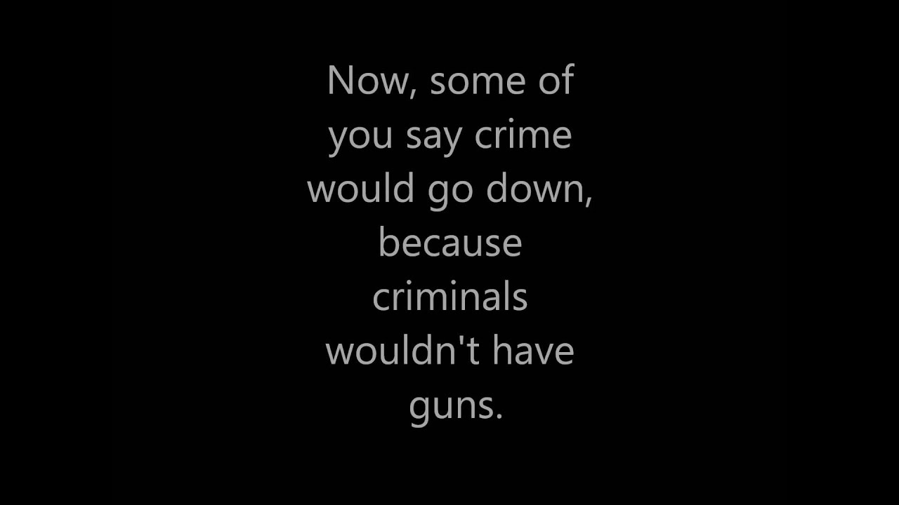 Gun control bull crap. Updated - YouTube