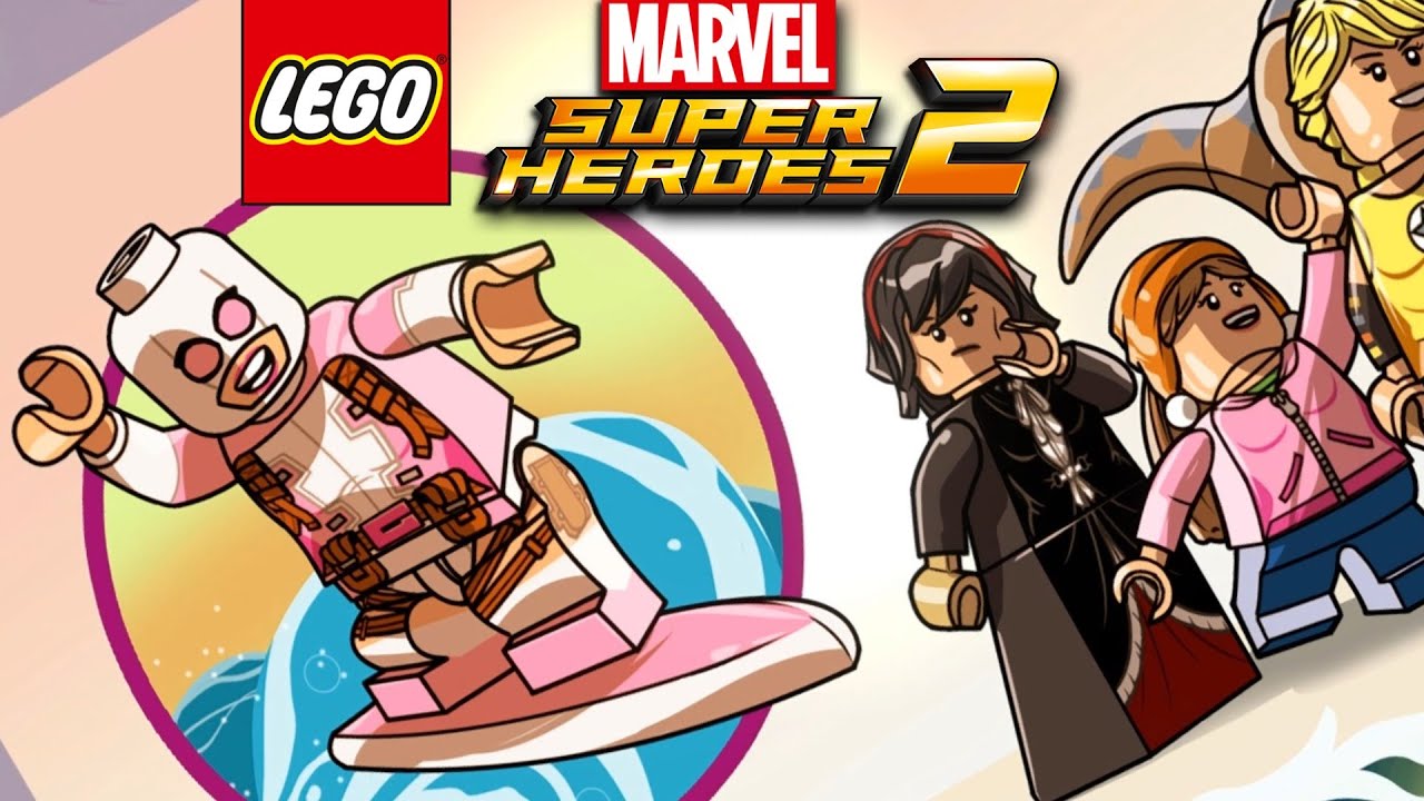 LEGO Marvel Super Heroes 2 - All DLC Gwenpool missions - YouTube
