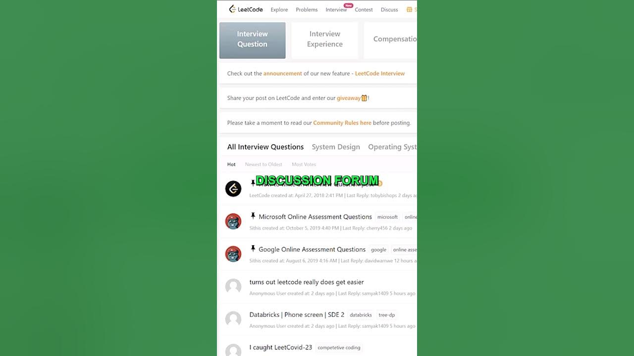 Leetcode Tip 2 Leetcode Leetcodequestionandanswers 7074