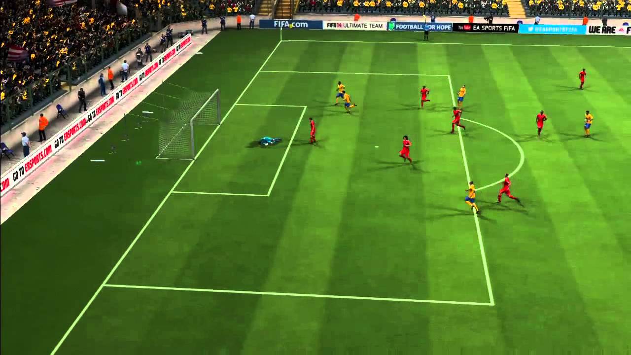 FIFA 14 FUT Online Div 4 game highlights - YouTube