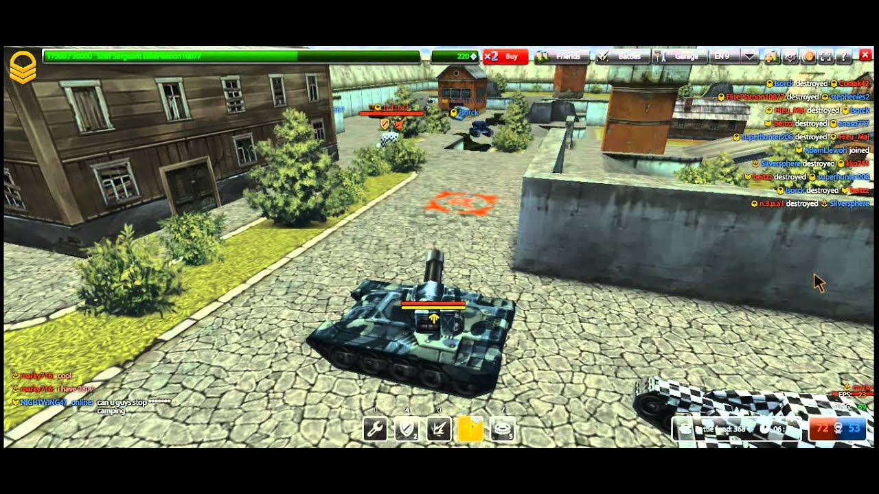 Tanki Online: Vulcan gameplay - YouTube