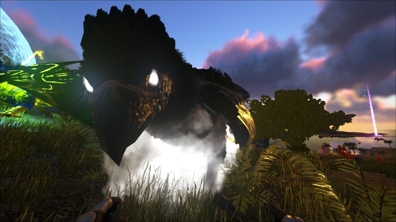 ARK Survival Evolved : MOD Singleplayer EP.9 ถล่ม NPC + จับ พรามกีก้า ท ...