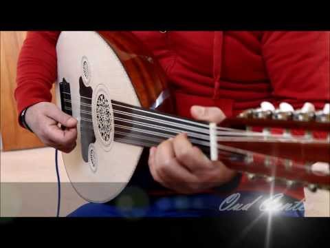 Turkish Electric acoustic Oud half cut high quality عود تركي