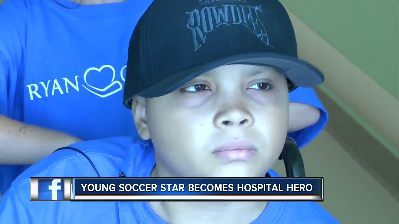Young soccer star with cancer finds new fame and friends at St ...