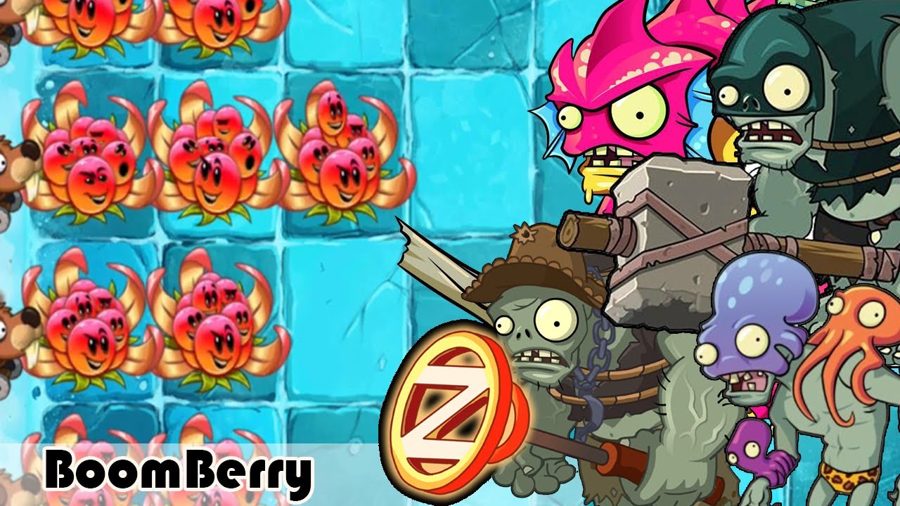 Plants vs zombies 2 update new plant Boom Berry Gameplay - YouTube