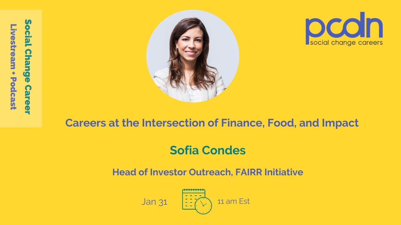 Careers at the Intersection of Finance, Food, and Impact - YouTube