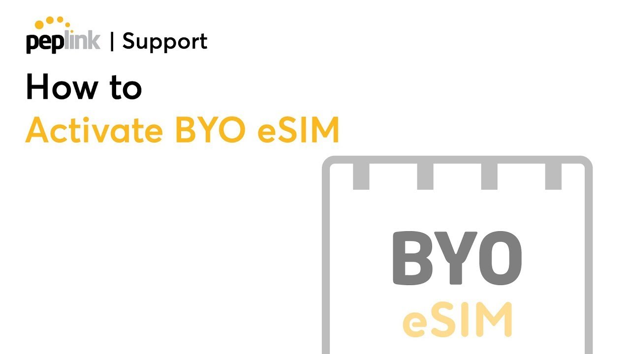 Support | How to Activate BYO eSIM - YouTube