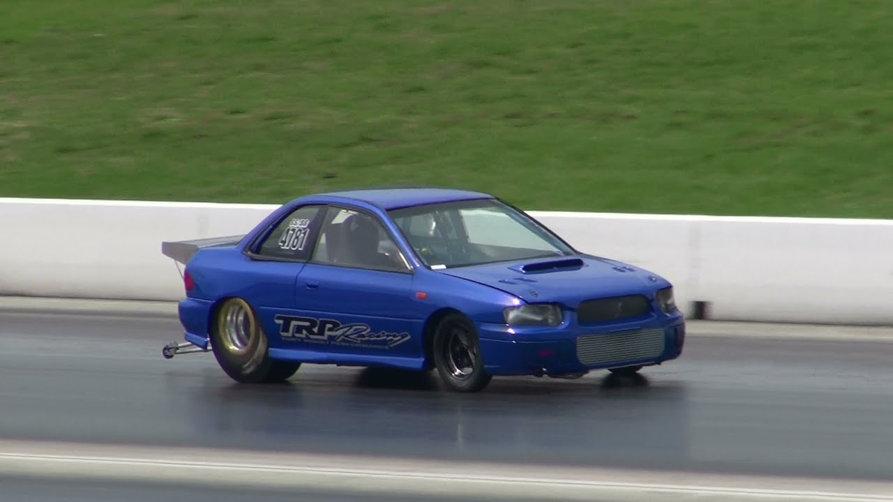 TRP RACING WRX STI TURBO RUNS 7.60 @ 188 MPH SYDNEY DRAGWAY 9.2.2013 ...