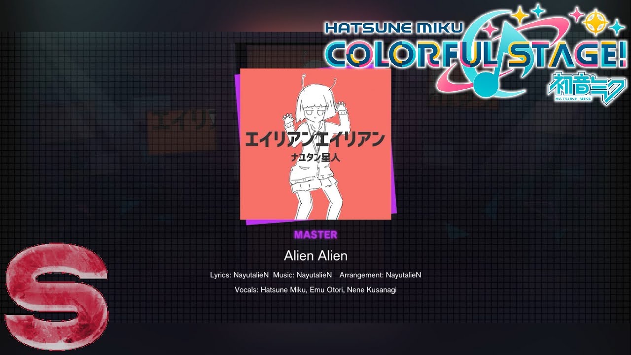 Hatsune Miku: Colorful Stage! - Alien Alien (Master / S-Rank, Full ...