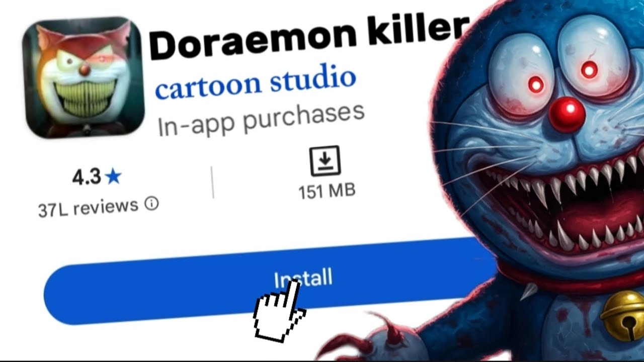 I Found The killer Doraemon Game 😯 (on Play Store) - YouTube