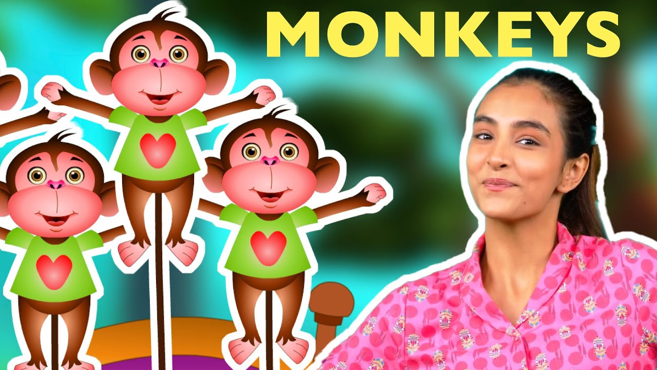 Five Little Monkeys And More | Nursery Rhymes For Kids | JamJammies ...