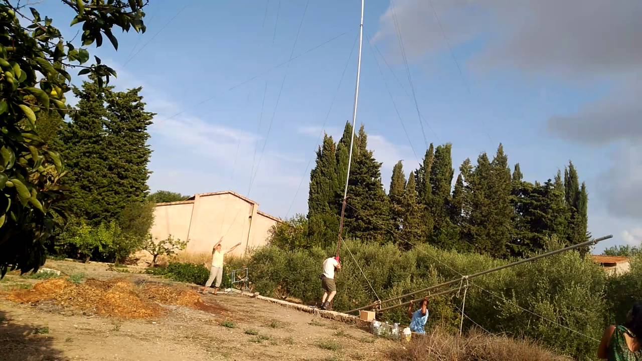 New quarter wave vertical Antenna for 80 meters. Vertical 80 metros ...