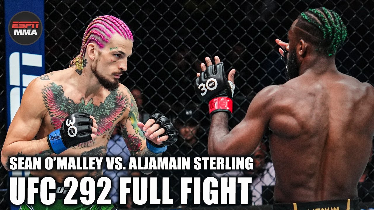 FULL FIGHT: Sean O’Malley vs. Aljamain Sterling from UFC 292 | ESPN MMA ...